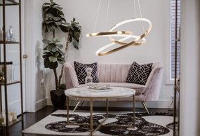 Toolight Toolight, LED závěsné svítidlo 50cm, 32W, G005-CP, zlatá lesklá, OSW-09746