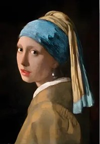 CLEMENTONI Puzzle Museum Collection: Dívka s perlou / 1000 dílků / od