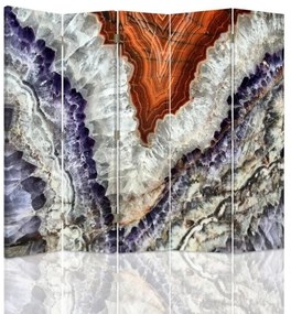 Ozdobný paraván Kameny - 180x170 cm, pětidílný, klasický paraván