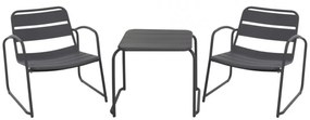 PROGARDEN Zahradní nábytek stůl + 2 židle PROGARDEN sada 3 ks KO-X16000010