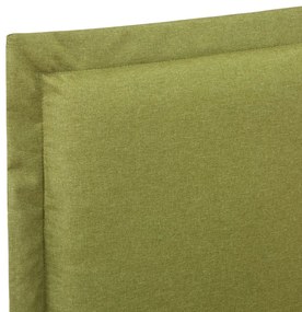 vidaXL Rám postele zelený textil 90 x 200 cm