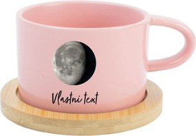Personalizovaný keramický hrníček "MAKRONKA" s měsíční fází