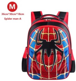 Školní batoh Spiderman - voděodolný ve 3 velikostech Varianta: B červený M