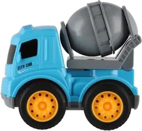 TEDDIES Stavební auto / Autíčko na setrvačník / plast / 9 cm / 4 druhy