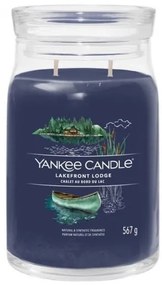 Aromatická svíčka, Yankee Candle Signature Lakefront Lodge, hoření až 90 hod