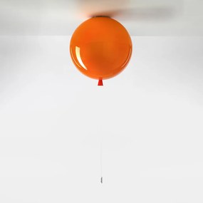 Skleněná svítidla Memory připomínající nafukovací balónky Barva: Oranžová, Průměr: 300 mm, Sklo: Lesklé