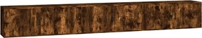 Nástěnné TV skříňky 3 ks kouřový dub 100 x 34,5 x 40 cm 3188379