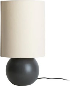 Stolní lampa Alma, látkové stínidlo, Ø 16 cm