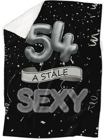 Deka Stále sexy – Černá (věk: 54, Podšití beránkem: ANO)