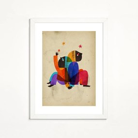 Magda Andresová | Hvězdy Rám: Černý, Velikost: 40 x 30 cm