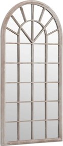 Zrcadlo pískové 90 x 45 cm železo do interiéru 3093517