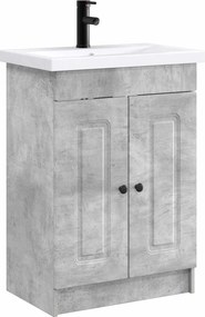 Sada koupelnového nábytku Betonově šedá 56 x 37,5 x 81 cm 3404167