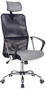 Kancelářská židle PREZMA černá/ šedá