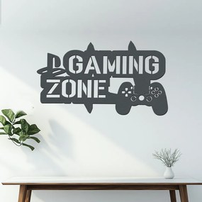 dřevo života Dřevěná dekorace GAMING ZONE Zvolte rozměr (cm): 60x35, Zvolte barvu dekoru: Antracitová