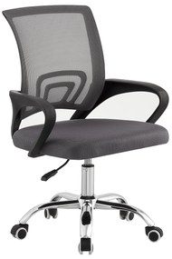 Kancelářská židle, šedá/černá, Tempo Kondela DEX 4 NEW