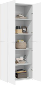 Skříň highboard bílá 70 x 42,5 x 185 cm kompozitní dřevo 3281420