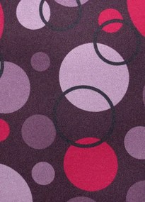 Koberce Breno Metrážový koberec EXPO NEW 19, šíře role 500 cm, Fialová, Vícebarevné