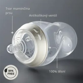 Tommee Tippee Natural Start samosterilizační kojenecká lahev s ANTI-CO