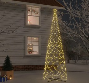 vidaXL Vánoční stromek kužel 1 400 ch LED diod 160 x 500 cm [343512] Barva: Teplá bílá