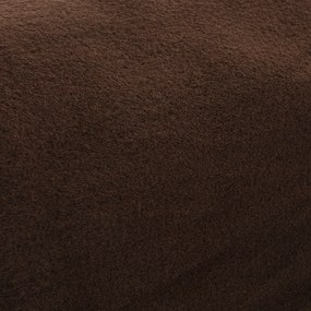 Jahu Fleecová deka UNI tmavě hnědá, 150 x 200 cm