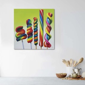 Obraz na plátně Lollipop - 60x60 cm
