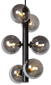 Toolight, závěsné svítidlo Modern 6xG9 APP1163-6CP, černá matná, OSW-04692