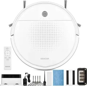 SENCOR SRV 1550WH bílá / robotický vysavač / vysávání  mopování / 18W