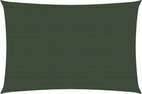 vidaXL Stínící plachta 160 g/m² 5 x 6 m HDPE [311081] Barva: Tmavě zelená