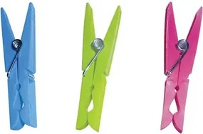 MSV kolíčky na prádlo 24 ks / vícebarevné / plast / 7 cm