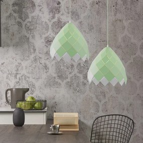 Toolight Toolight, kovové závěsné stropní svítidlo 1xE27 APP339-1CP, zelená, OSW-08960