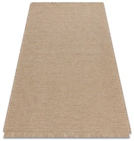 Koberec JUTE 3652 s třásněmi, šedý / béžový