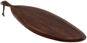 OnaDnes -20% Hoorns Hnědé dřevěné servírovací prkénko Rest 22 x 75 cm