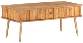 Konferenční stolek 100 x 50 x 40 cm masivní akáciové dřevo 289650