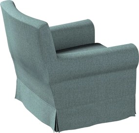 Potah na křeslo IKEA Ektorp Jennylund barva modrá látka pletený vzor