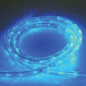 Easy Fix světelná LED hadice venkovní, 50 m, modrá, 1500 diod, čirý kabel, IP44, cívka