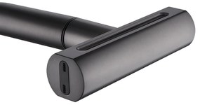 Invena Nelia, vysoká dřezová baterie, 4-funkční výtok, černá matná, INV-BZ-34-004-A
