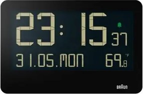 Braun BC14 černá / Digitální budík / LCD / DCF (Rádiem řízené) / 1x AA