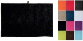 MSV CHENILLE koupelnová předložka 60 x 90 cm černá / mikrovlákno / pro
