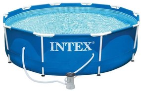 Velký, zahradní rámový bazén 305x75cm + pumpa INTEX