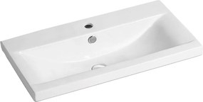 Mereo, Mereo Vigo, koupelnová skříňka s keramickým umyvadlem 81 cm, bílá, MER-CN312