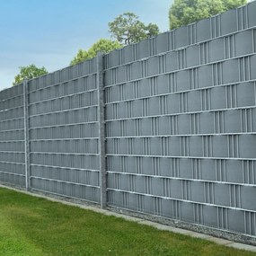 Juskys PVC ochranný pás na plot - světlešedá