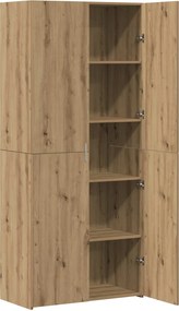 Vysoký bufet 2 ks Artisanový dub 80 x 42 x 185 cm 3365595