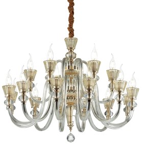 Závěsný lustr Ideal Lux Strauss SP18 140629