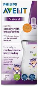 Avent Láhev Natural 260 ml Velryba