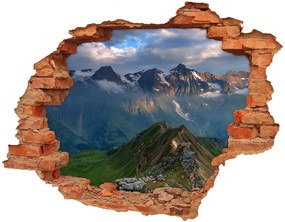 Wallmuralia Fototapeta díra na zeď Vrcholky hor 90x70 cm
