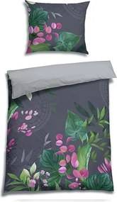 Povlečení Florella Renforcé Elisa Blau Rozměr: 70x90 + 140x200 cm