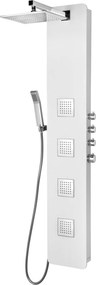 Polysan - Sprchový panel Spirit Square s termostatem 250x1550 mm, bílá 81151