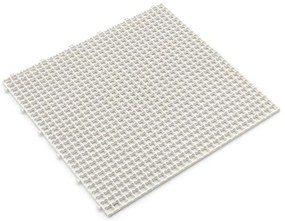 Plastová dlažba Linea Flextile 39,5 x 39,5 x 0,8 cm, bílá