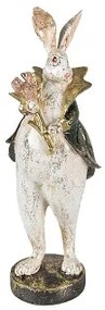 Dekorativní figurka králíka s kyticí