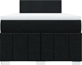 Box spring postel s matrací černá 120x190 cm textil 3287002